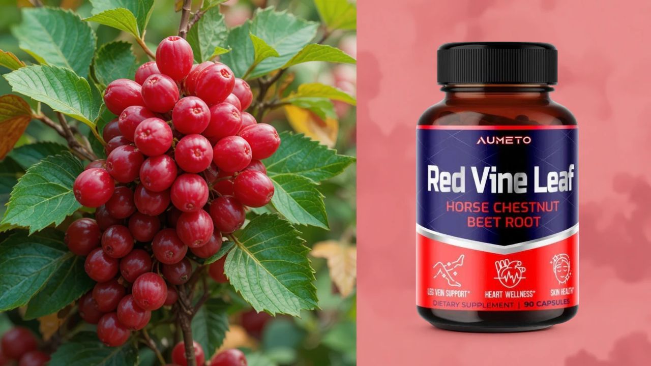 Best Red Vine Leaf Extract for Vein Health & Circulation – AUMETO